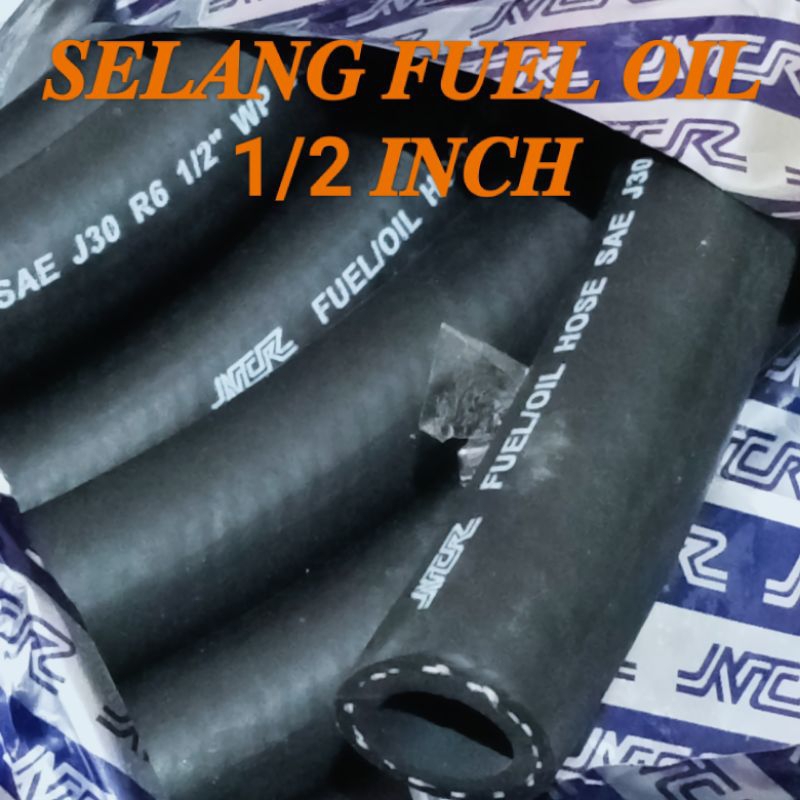 Jual Selang bensin solar Fuel Oil SAE J30 R6 1/2" Wp 300 PSI Selang Power Steering | Shopee ...
