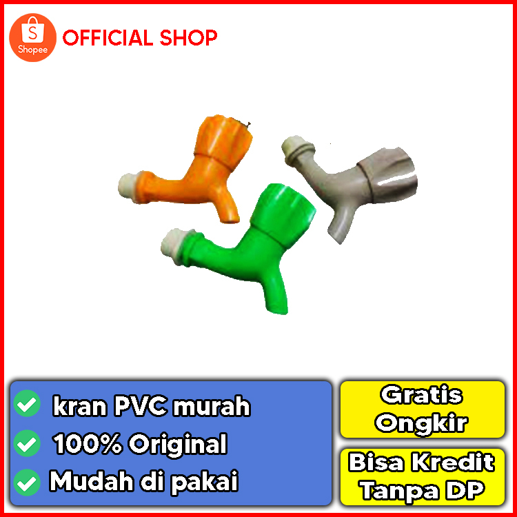 Jual Kran Keran Air Pvc Plastik Putar Mahkota Taman Naga Taman 1/2 ...