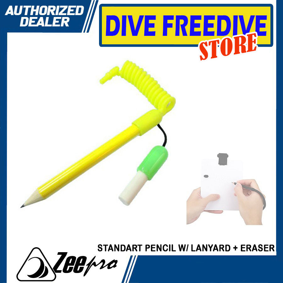 Jual Pencil Writing Slate Zeepro with Lanyard + Eraser Pensil Penghapus ...