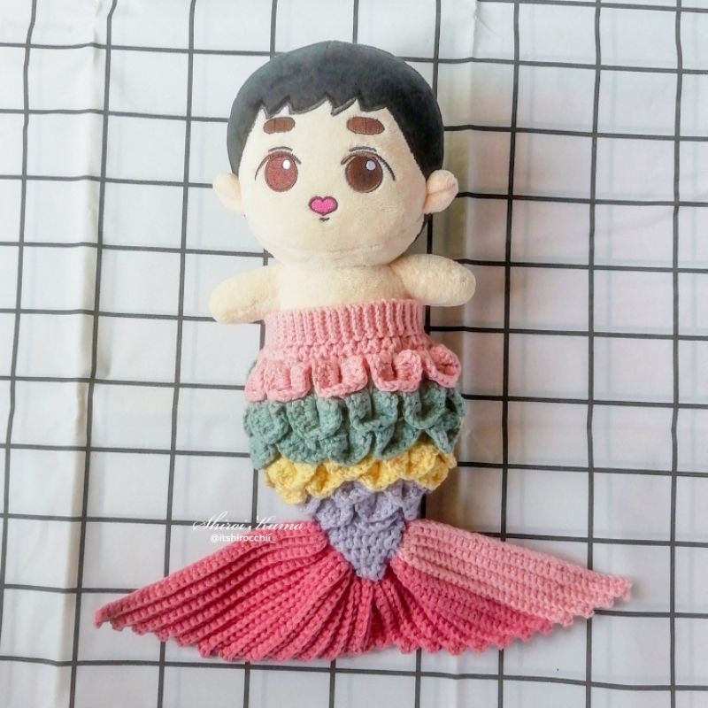 Jual 20cm KPOP Doll Crochet Mermaid Tail | Shopee Indonesia