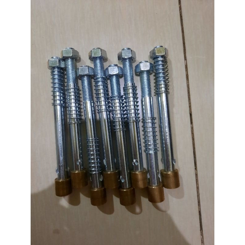 Jual As roda bawah pintu garasi diameter as 13mm kuningan 18mm | Shopee ...