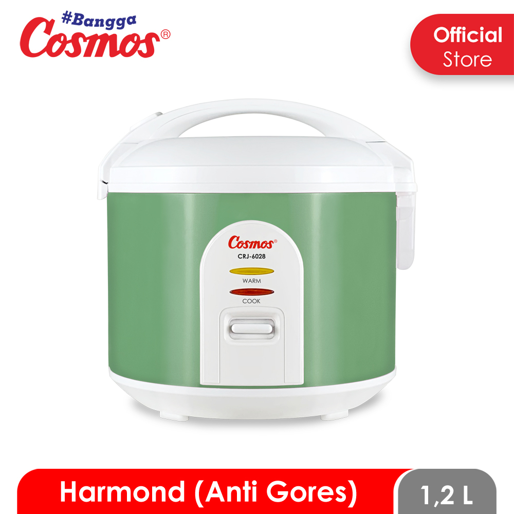 Jual Cosmos Rice Cooker Harmond CRJ-6028 G - 1.2L | Shopee Indonesia
