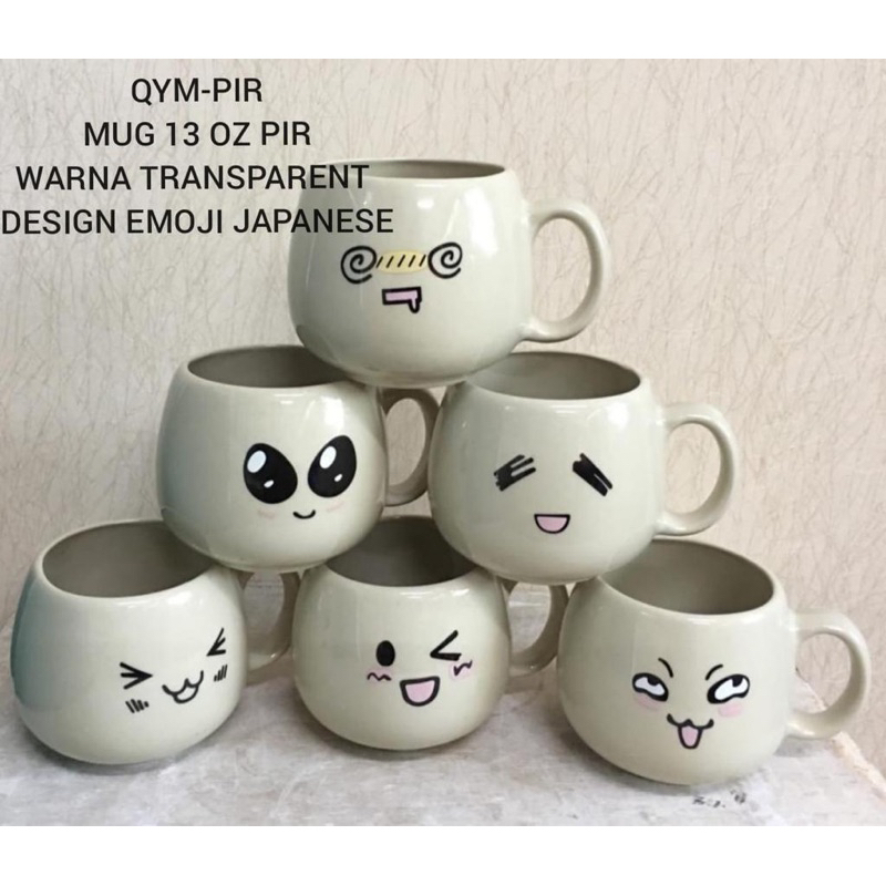 Jual Mug Emoji Jepang Homeco/Gelas Keramik/mug kado | Shopee Indonesia