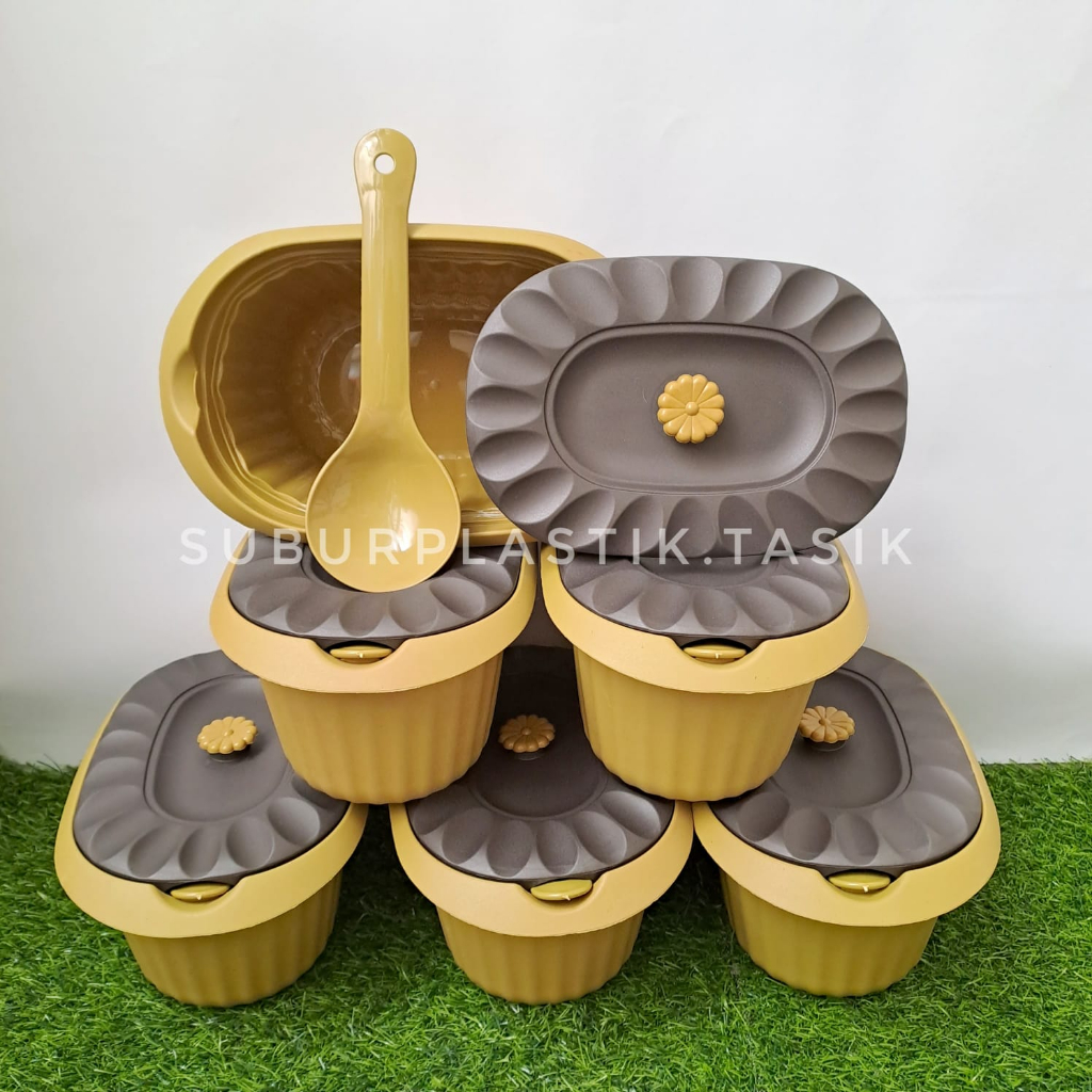 Jual GROSIR ISI 6 set Basi Susan FREE CENTONG Wadah Set Prasmanan ...