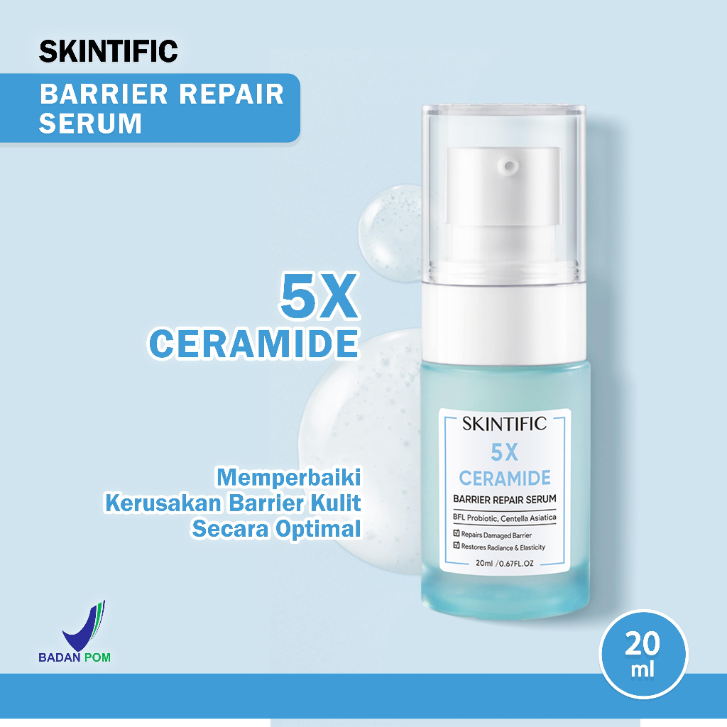 Jual SKINTIFIC 5x Ceramide Barrier Skin Repair Serum 20ml | Shopee ...