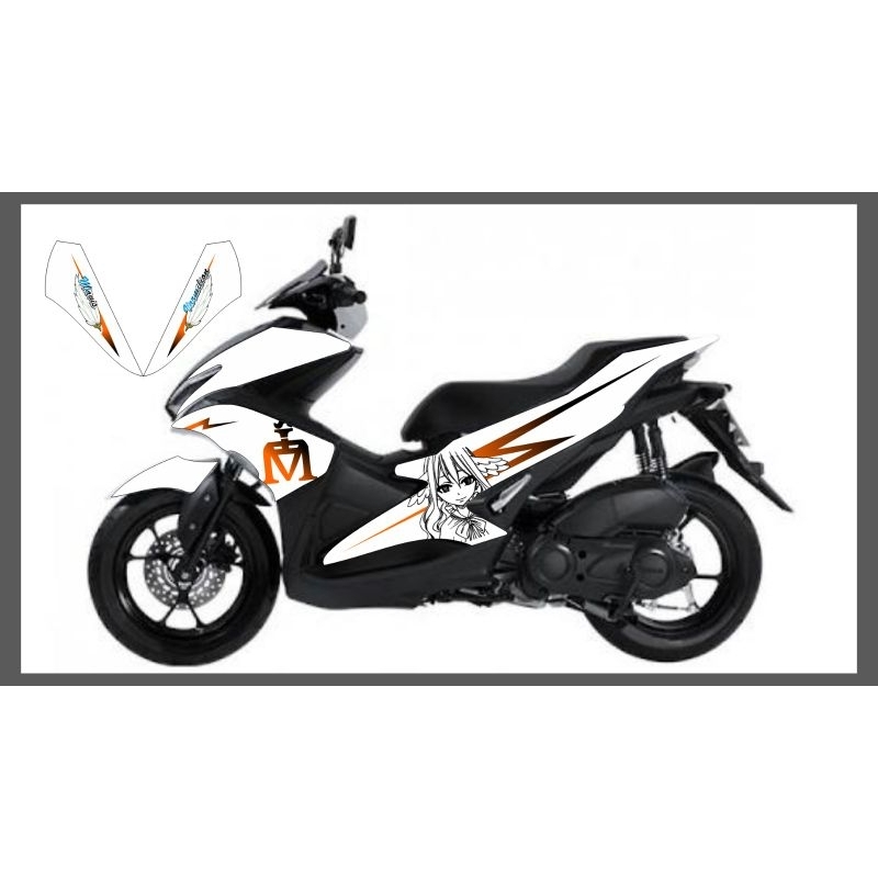 Jual STRIPPING COSTUM YAMAHA AEROX OLD NVX TERBARU TRANSPARAN DESIGN ...