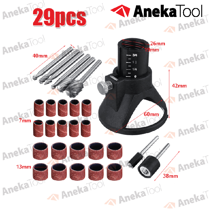 Jual Holder Grinder Electric 18mm for Dremel Stand Bor Elektrik Mini ...