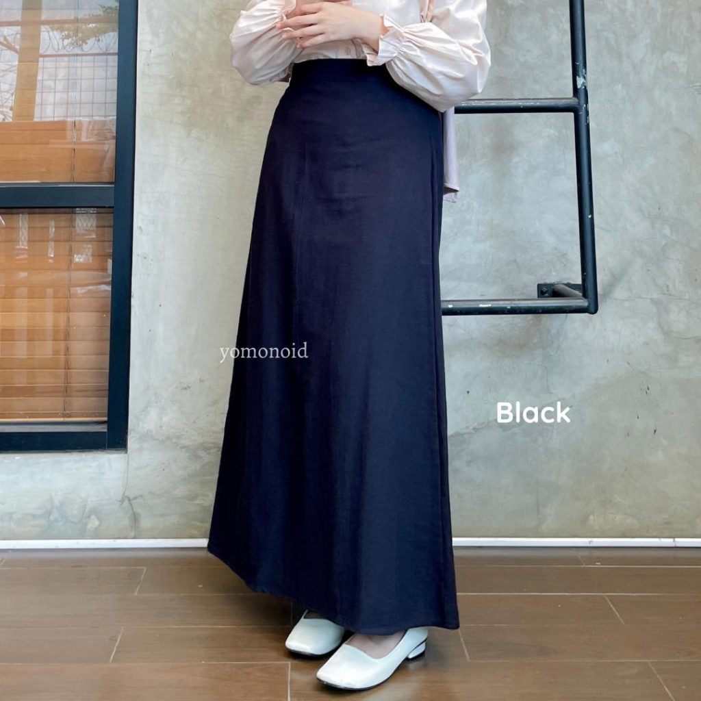 Jual BASIC LINEN SKIRT/ ROK LINEN | Shopee Indonesia