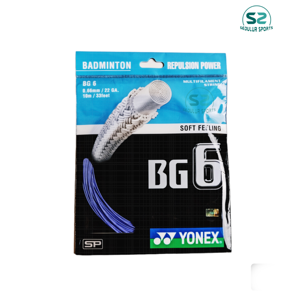 Jual SENAR BADMINTON YONEX BG6 / BG-6 / BG 6 SP ORIGINAL | Shopee Indonesia