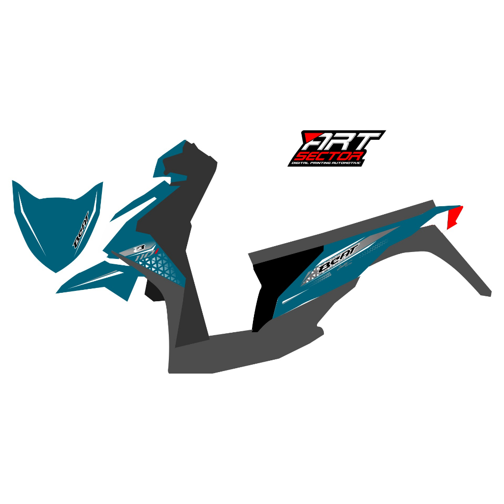 Jual STICKER STRIPING TRANSPARAN BEAT FI VARIASI GARIS WARNA | Shopee ...