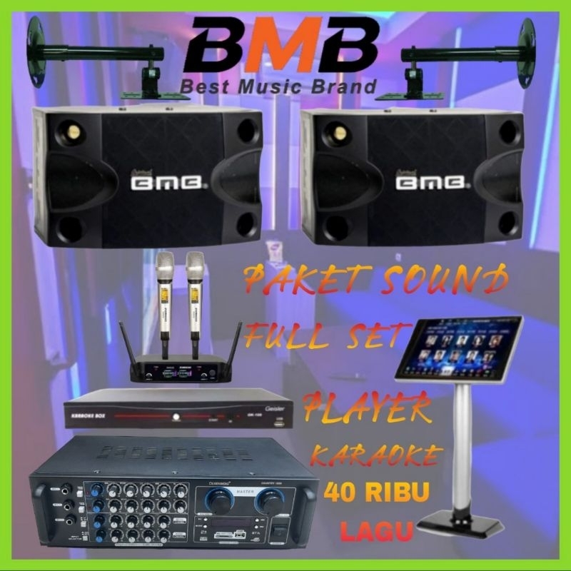 Jual Karaoke Set BMB 8 Inch / Ampli Karaoke / Player Karaoke 40 Ribu Lagu / Touch Screen / Mic ...
