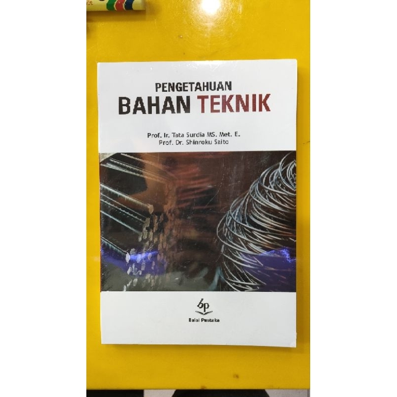 Jual pengetahuan bahan teknik prof Ir tata surdia | Shopee Indonesia
