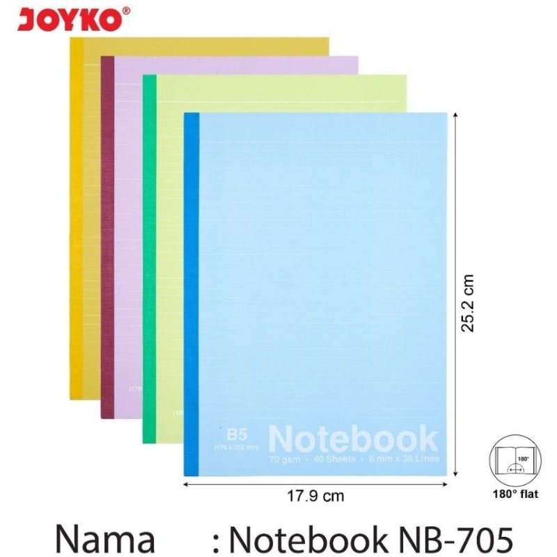 Jual Note Book Joyko B5 NB-705 70 gram 40 lembar (1pcs) | Shopee Indonesia