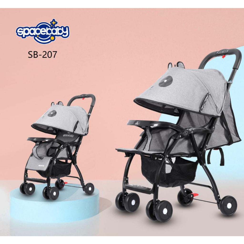 Jual BABY STROLLER SPACE BABY SB-207 || KERETA DORONG BAYI SPACE BABY ...