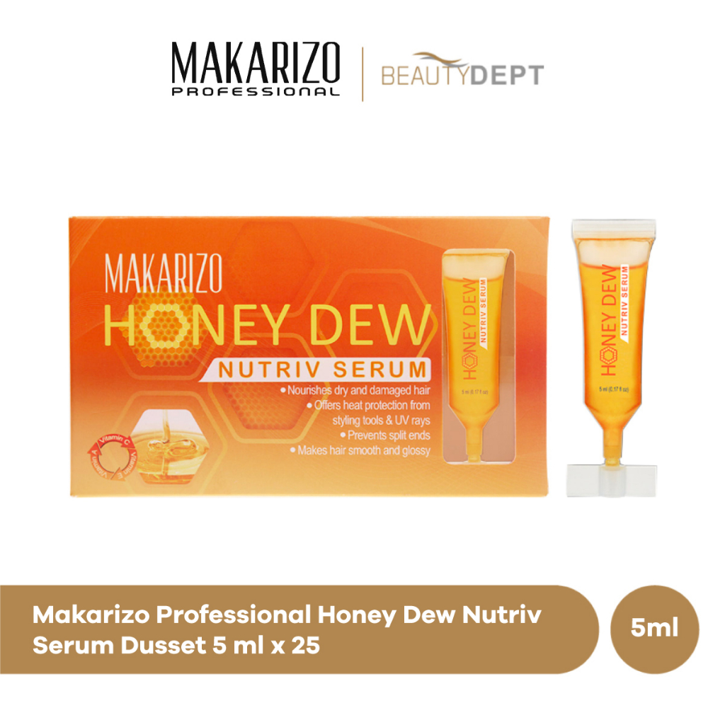 Jual Makarizo Honey Dew Nutrive Serum Dusset 25X5ml - Vitamin Rambut ...