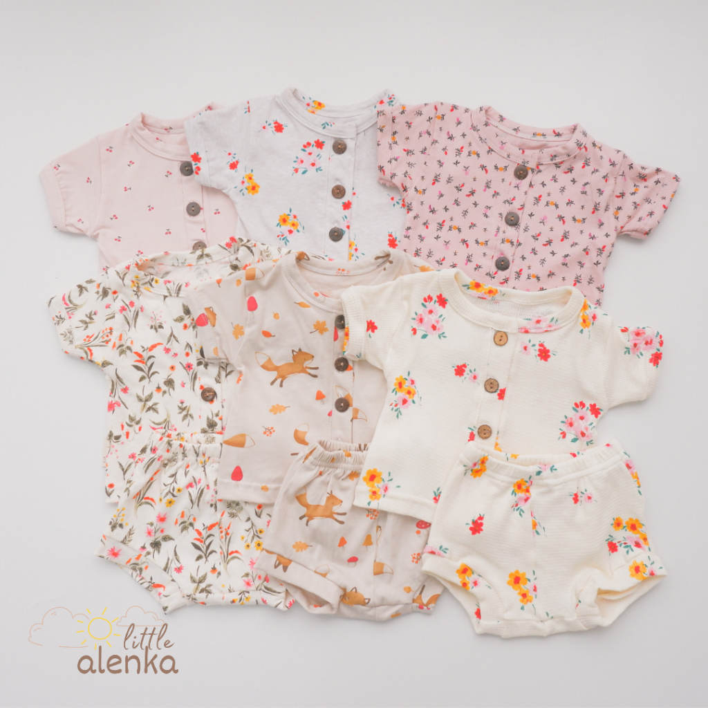 Jual Alenka - Newborn Button Set (Hanya Setelan Baju) / Setelan Kancing ...