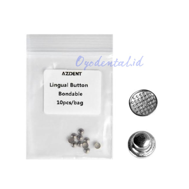 Jual Dental Lingual Button isi 10 Behel Ortho Orthodontic Palatal ...