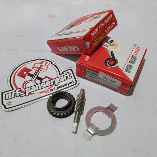 Jual GIGI NANAS SPEEDOMETER RC //GEARBOX KILOMETER SUZUKI RC 80 RC 100 ...
