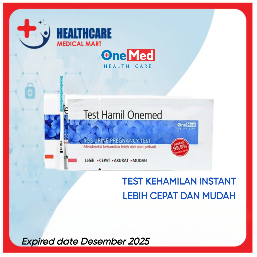 Jual Tes Hamil OneMED Alat Tes Kehamilan Onemed HCG One Step Pregnancy ...