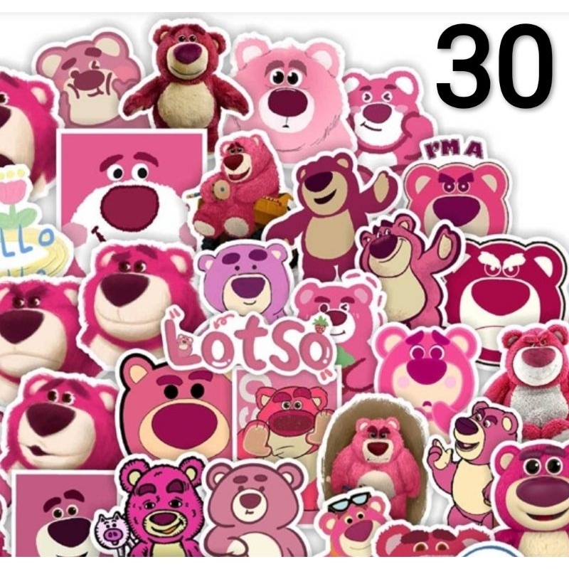 Jual Stiker Lotso Toy Story Huggin Bear Lotso Sticker | Shopee Indonesia