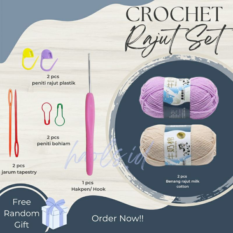 Jual Paket Rajut Crochet | Shopee Indonesia