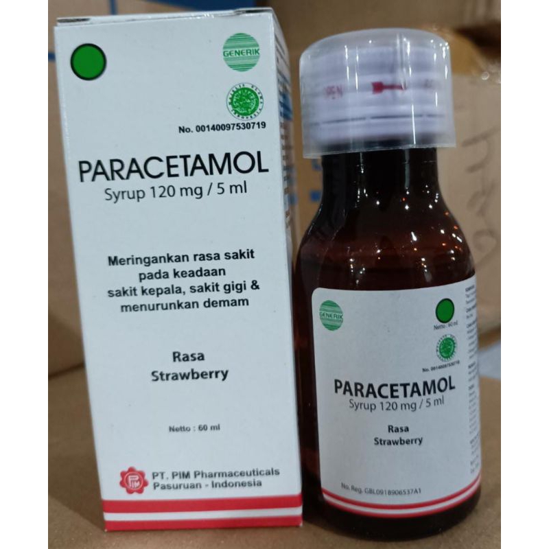 Jual Paracetamol 60ml Syrup PIM | Shopee Indonesia