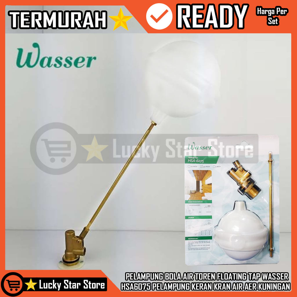 Jual PELAMPUNG AIR TOREN FLOATING TAP WASSER HSA6075 3/4" FLOATING TAP WASSER HSA-6075 1/2” 3/4 ...