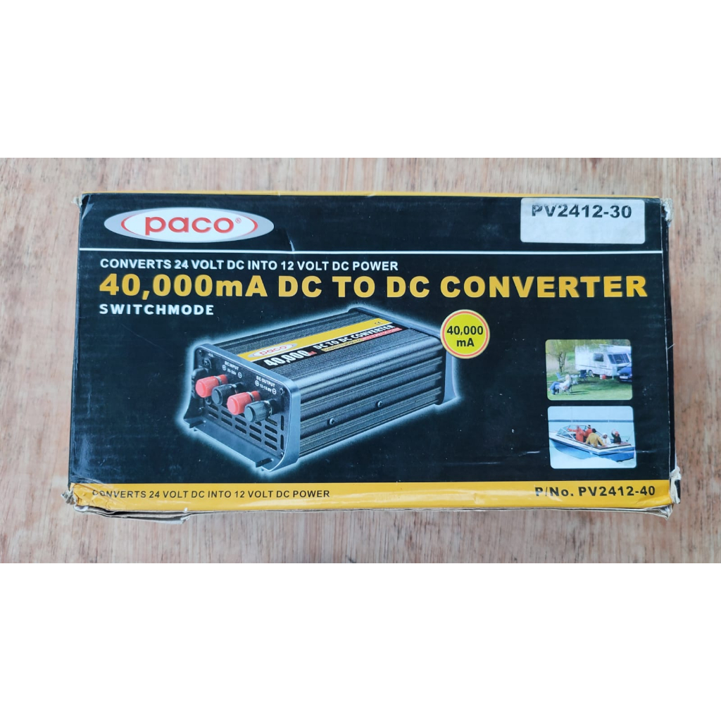 Jual Paco 40,000mA DC To DC Converter - Converts 24 Volt DC To 12 Volt ...