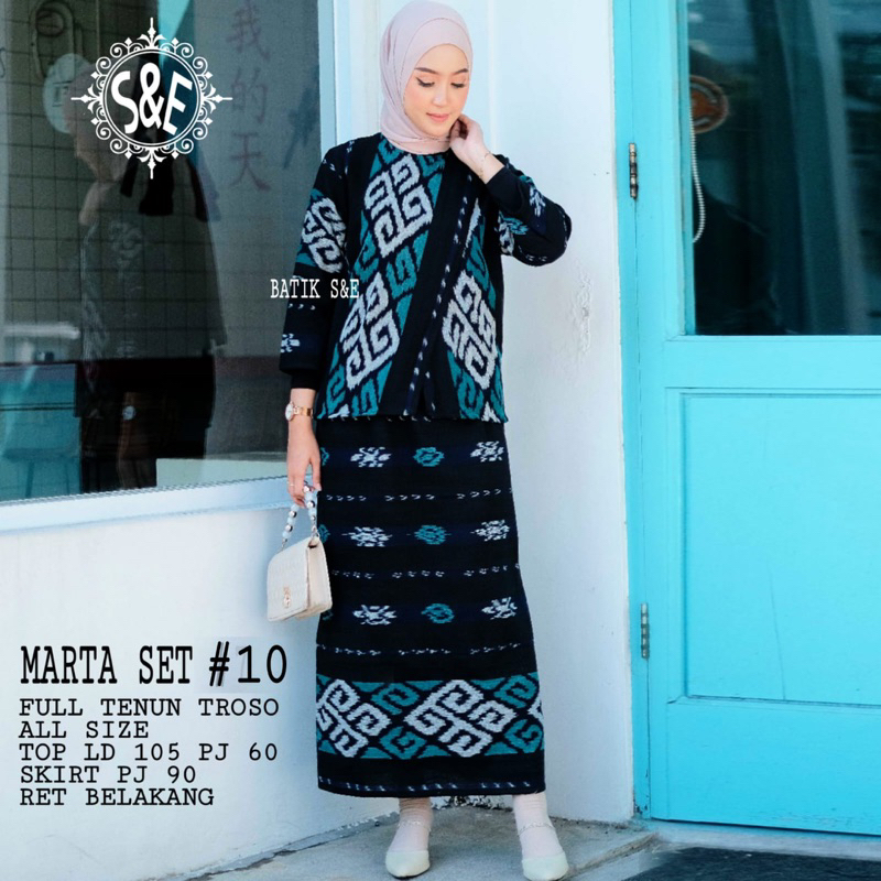 Jual MARTA SET TENUN TROSO ORI SETELAN TENUN TROSO KEKINIAN | Shopee ...