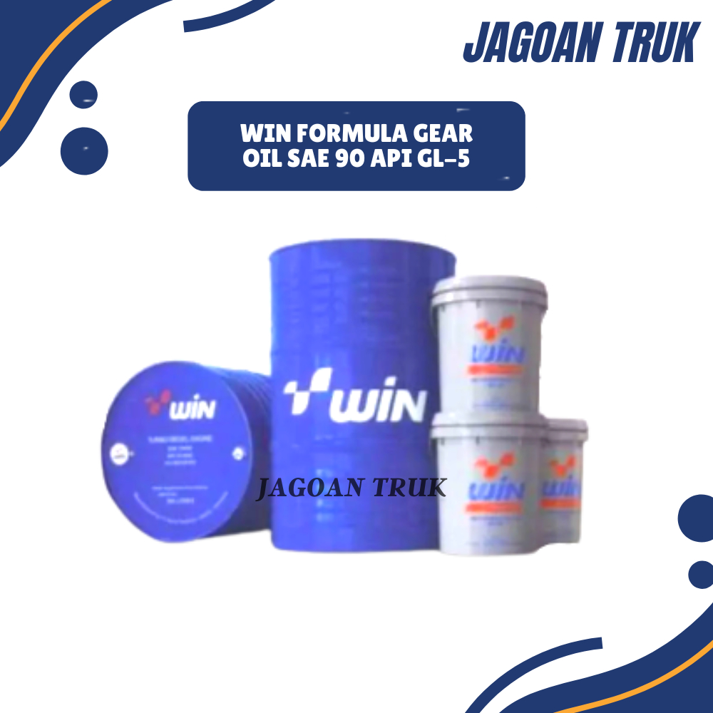 Jual Oli Win Drum Formula Gear Oil SAE 90 API GL-5/Win Oil 200L ...