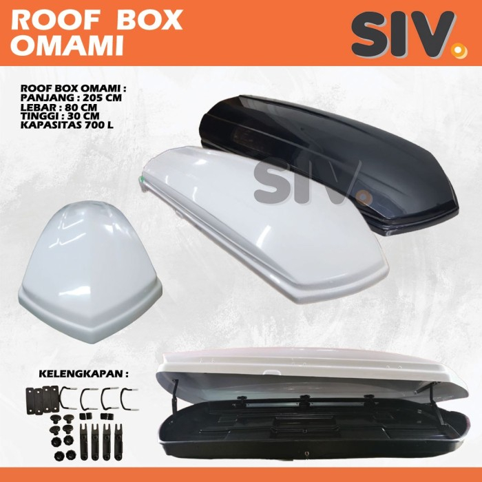 Jual Roof Box Roofbox Bagasi Atas Mobil Glossy slim model Kanaka ...