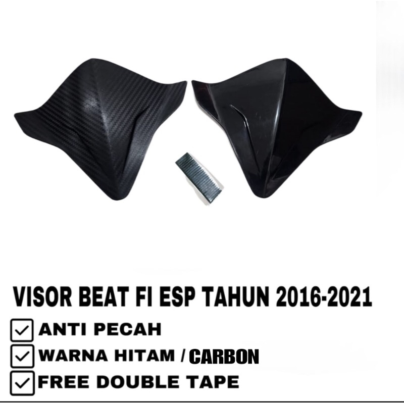 Jual Visor motor Beat Fi Esp Tahun 2016-2022 Free Double Tape anti ...