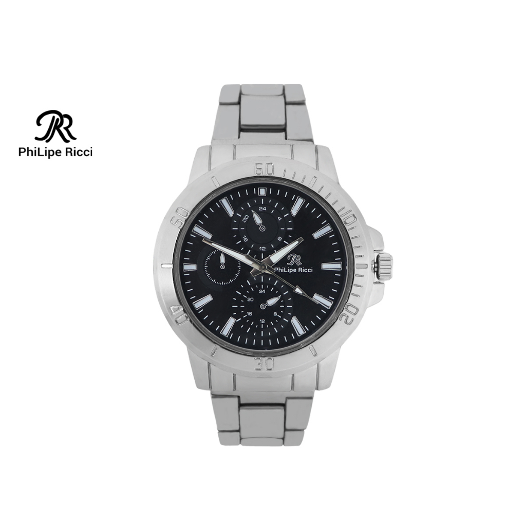Jual PhiLipe Ricci Jam Tangan Pria Rantai Analog Diameter Bulat Ukuran ...