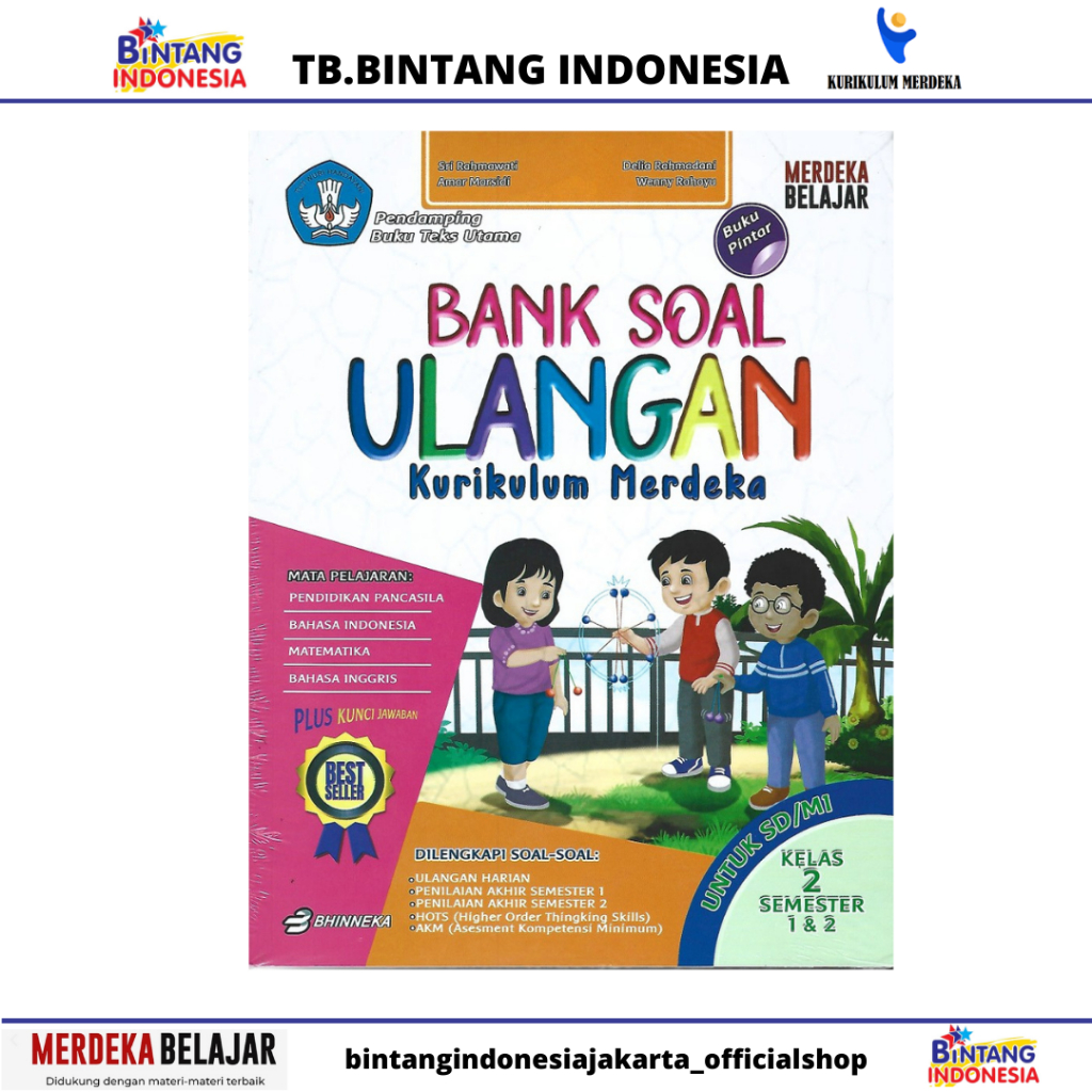Jual BUKU BANK SOAL ULANGAN KURIKULUM MERDEKA - KELAS 1 s/d 6 SD/MI | Shopee Indonesia
