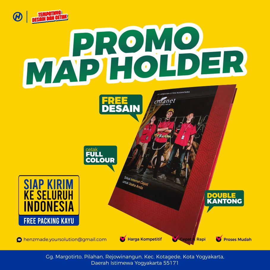 Jual MAP HOLDER SEKOLAH DAN PERUSAHAAN F4 CUSTOM DESAIN FULLCOLOUR 2 ...