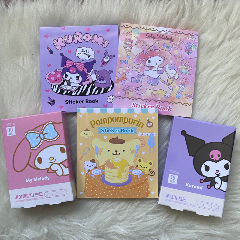 Jual sanrio sticker books pom pom purin sticker kuromi sticker my ...