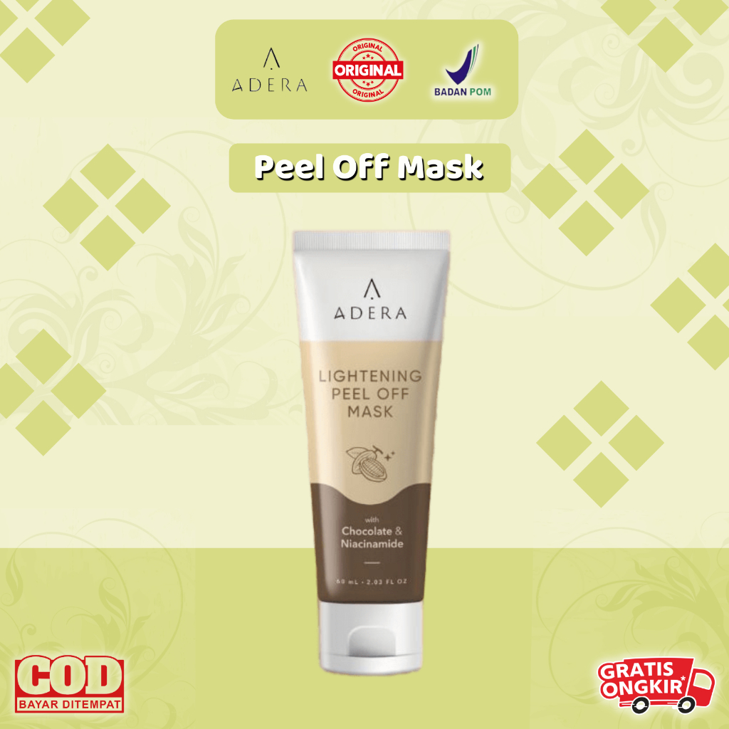 Jual 𝗔𝗗𝗘𝗥𝗔 𝗣𝗲𝗲𝗹𝗶𝗻𝗴 𝗪𝗮𝗷𝗮𝗵 Untuk Flek Hitam Lightening Peel Off Mask with ...