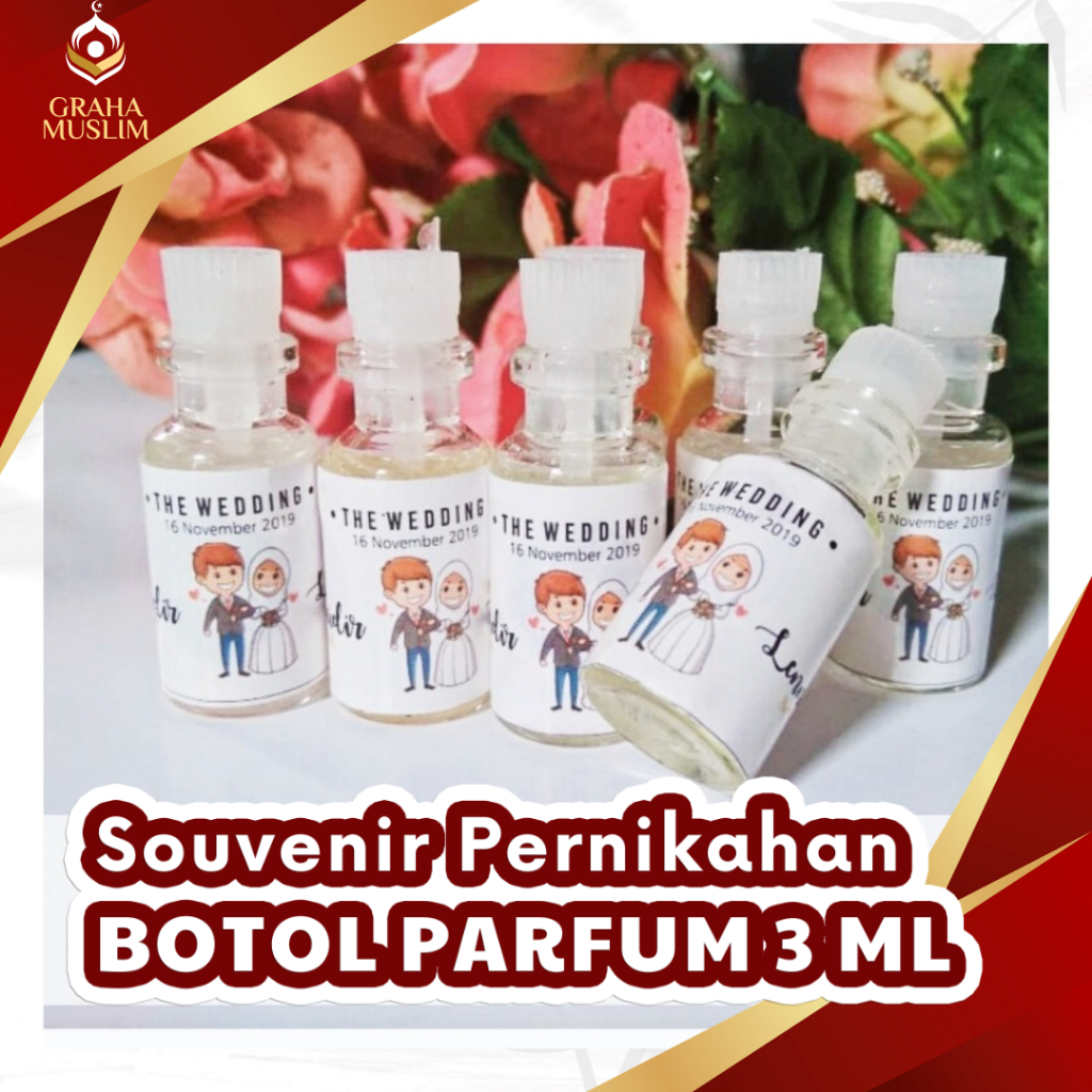 Jual Souvenir Pernikahan Botol Parfum 3 ml Mini Murah Unik Grosir ...