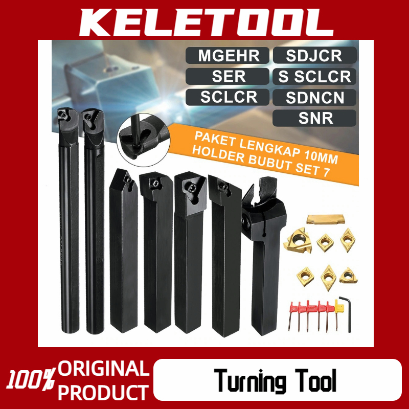 Jual Keletool Turning Tool Bubut Set Alat Pemutar SISIPAN KARBIDA PAHAT ...