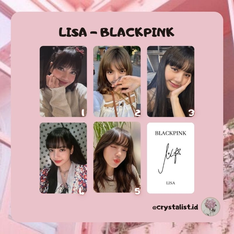 Jual Photocard unofficial Lisa Blackpink - BACA DESKRIPSI | Shopee ...
