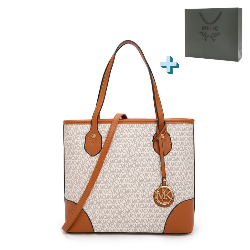 Jual MKMC Totebag Wanita Import Aesthetic Tas Bahu Resleting Medium ...