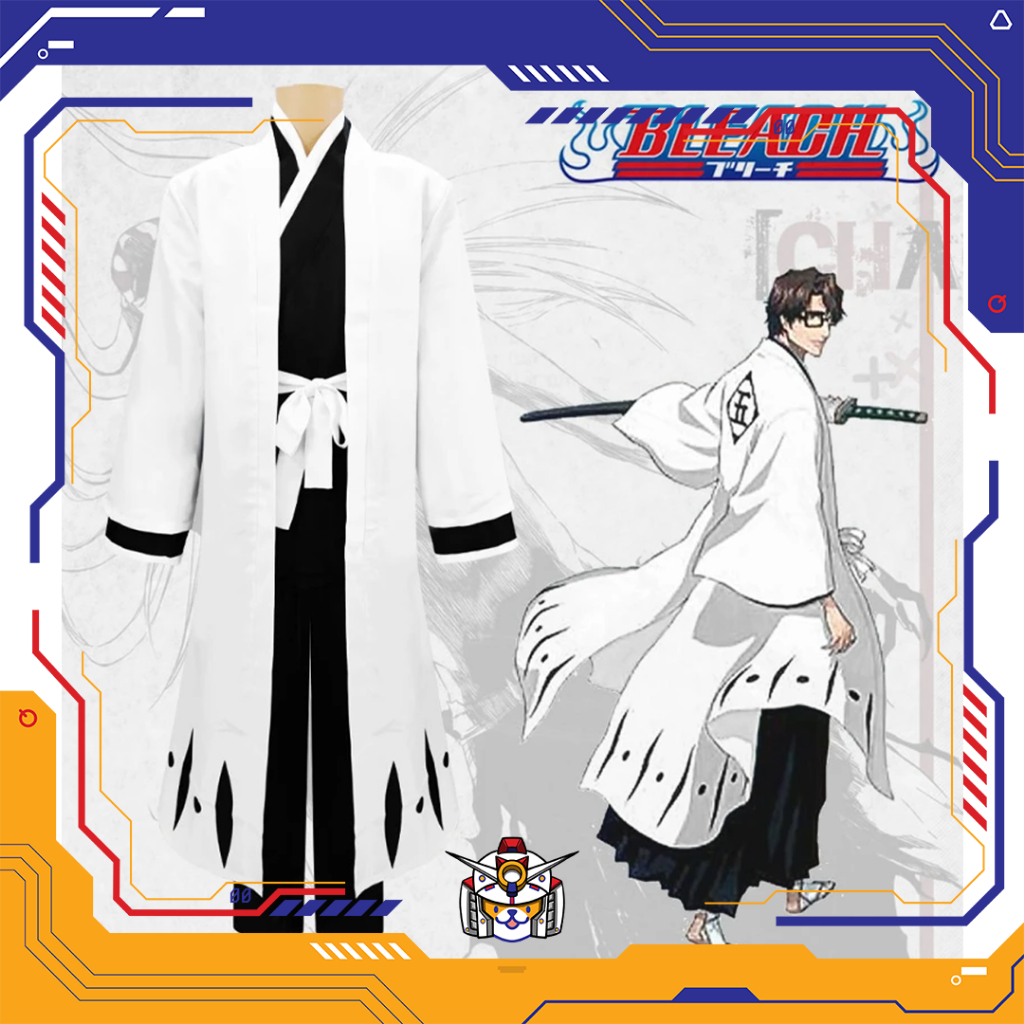 Jual 【QTakasi】Aizen bleach cosplay costume yukata hakama | Shopee Indonesia