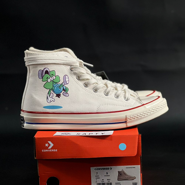 Jual CONVERSE Chuck Taylor Converse Motif PITA Sepatu Sneakers White ...