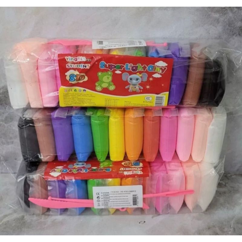 Jual clay mainan anak 12pc ziplock | Shopee Indonesia