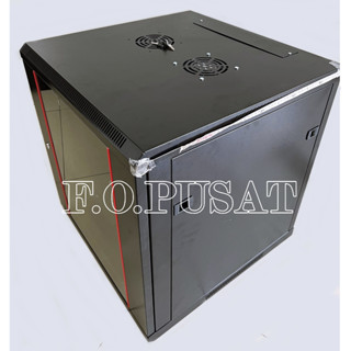 Jual Rak server 12U Depth 600mm/ Close Rack/ Rak server / Wallmount rak ...