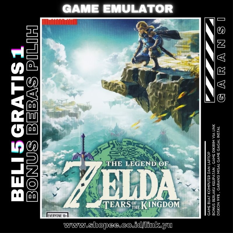 Jual ZELDA TEARS OF THE KINGDOM - GAME LAPTOP - LINK DOWNLOAD | Shopee Indonesia