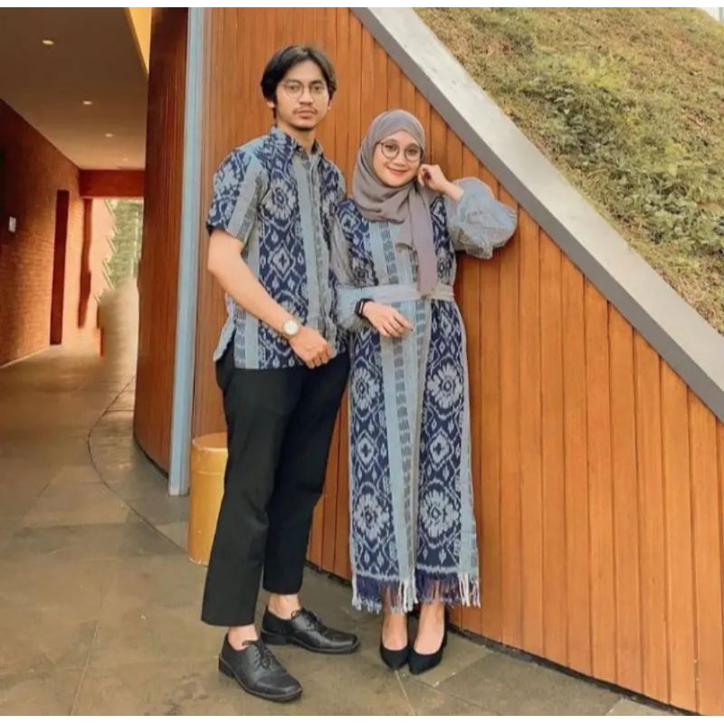 Jual baju tenun couple - set couple tenun - couple tenun - couple etnik - baju tenun | Shopee ...