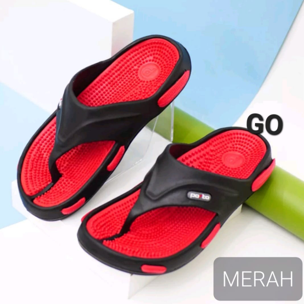 Jual gos PORTO 605M Sandal Jepit Pria Kesehatan Casual Ringan Nyaman ...
