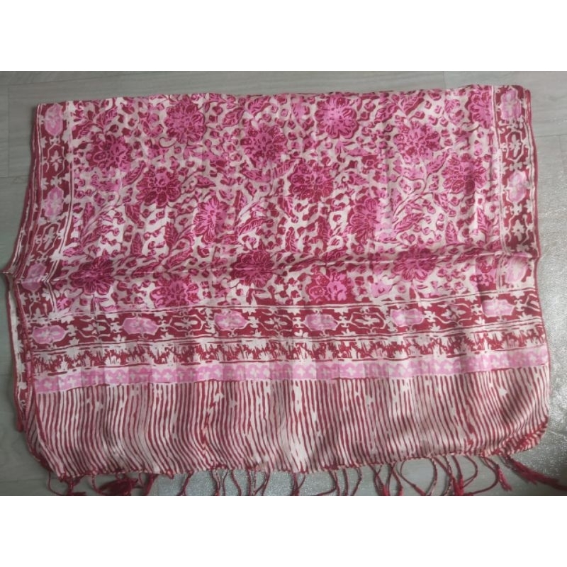 Jual syal selendang sutra premium/scraf sutra asli/scraf batik/batik ...