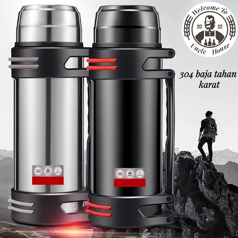 Jual Termos air panas 2 liter /Termos Vacuum Flask Stainless 304 ...